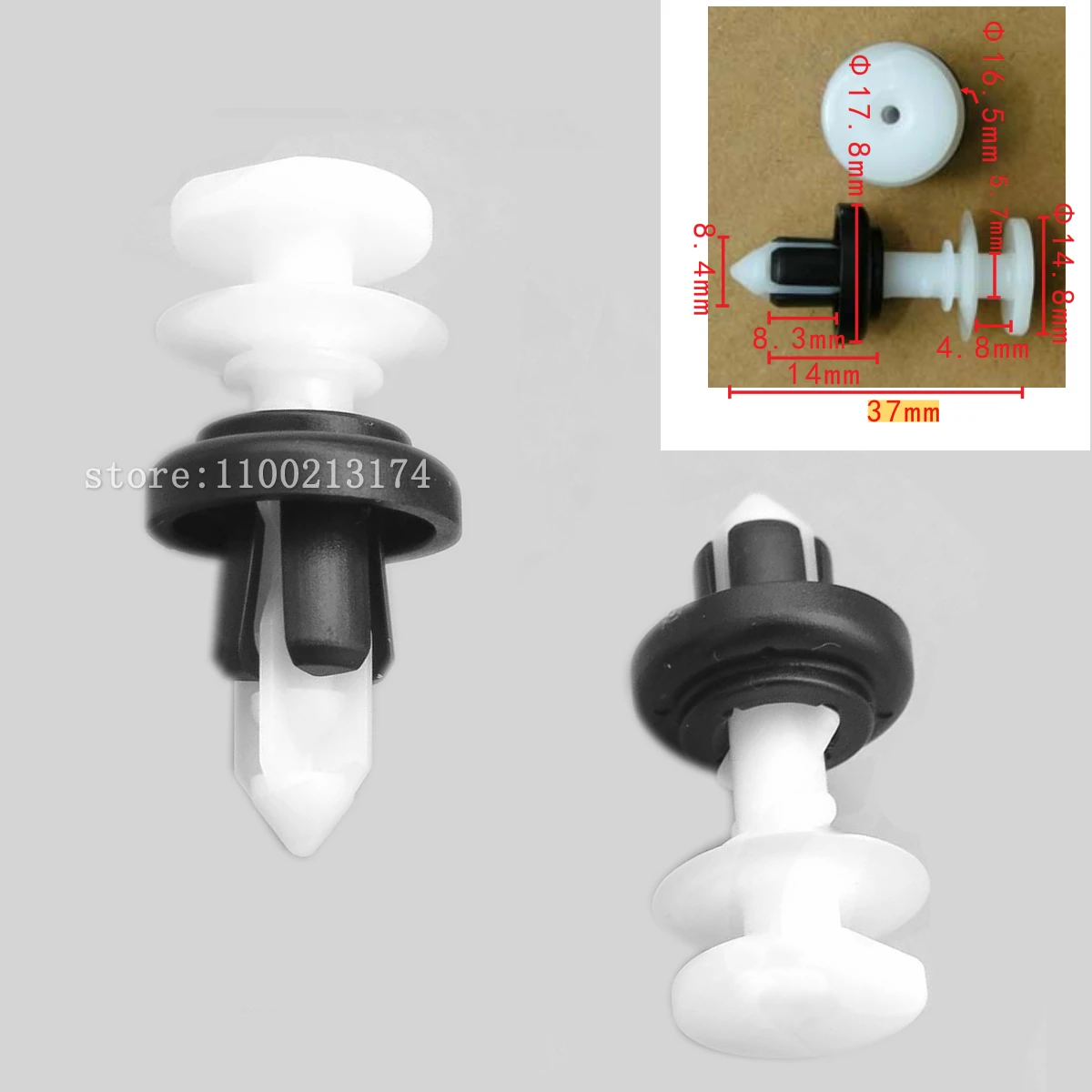 10-50-100-x-OEM-Windshield-Pillar-Trim-Upper-Clip-Rocker-Panel ...