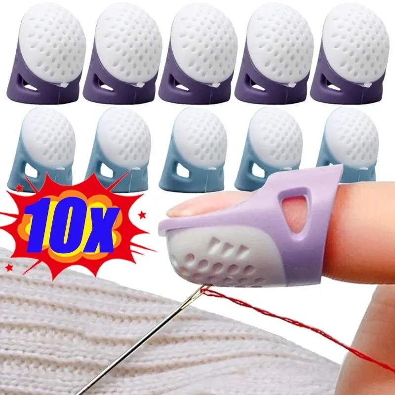 Sewing-Thimbles-Silicone-Sewing-Finger-Tips-Anti-slip-Finger-Cover ...