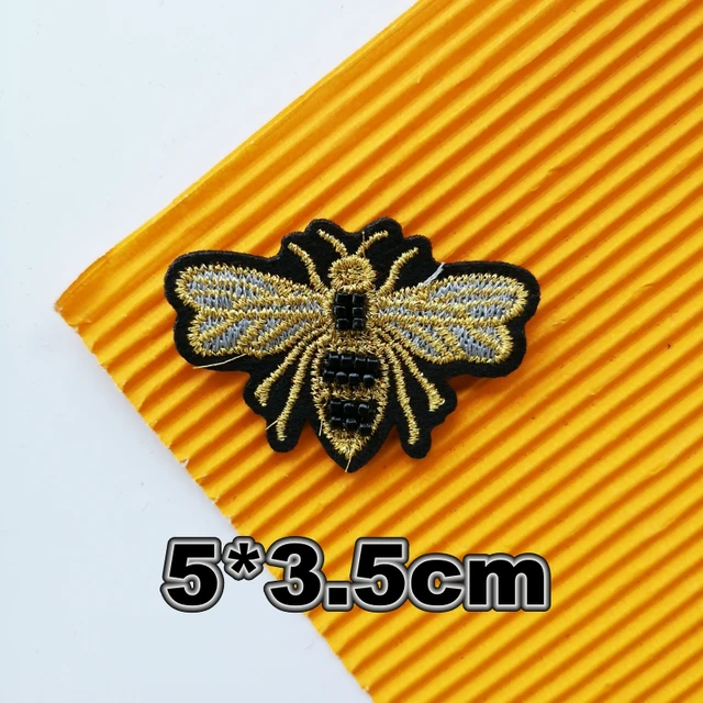 large embroidery big patch bee owl tiger flower fox animal cartoon ...