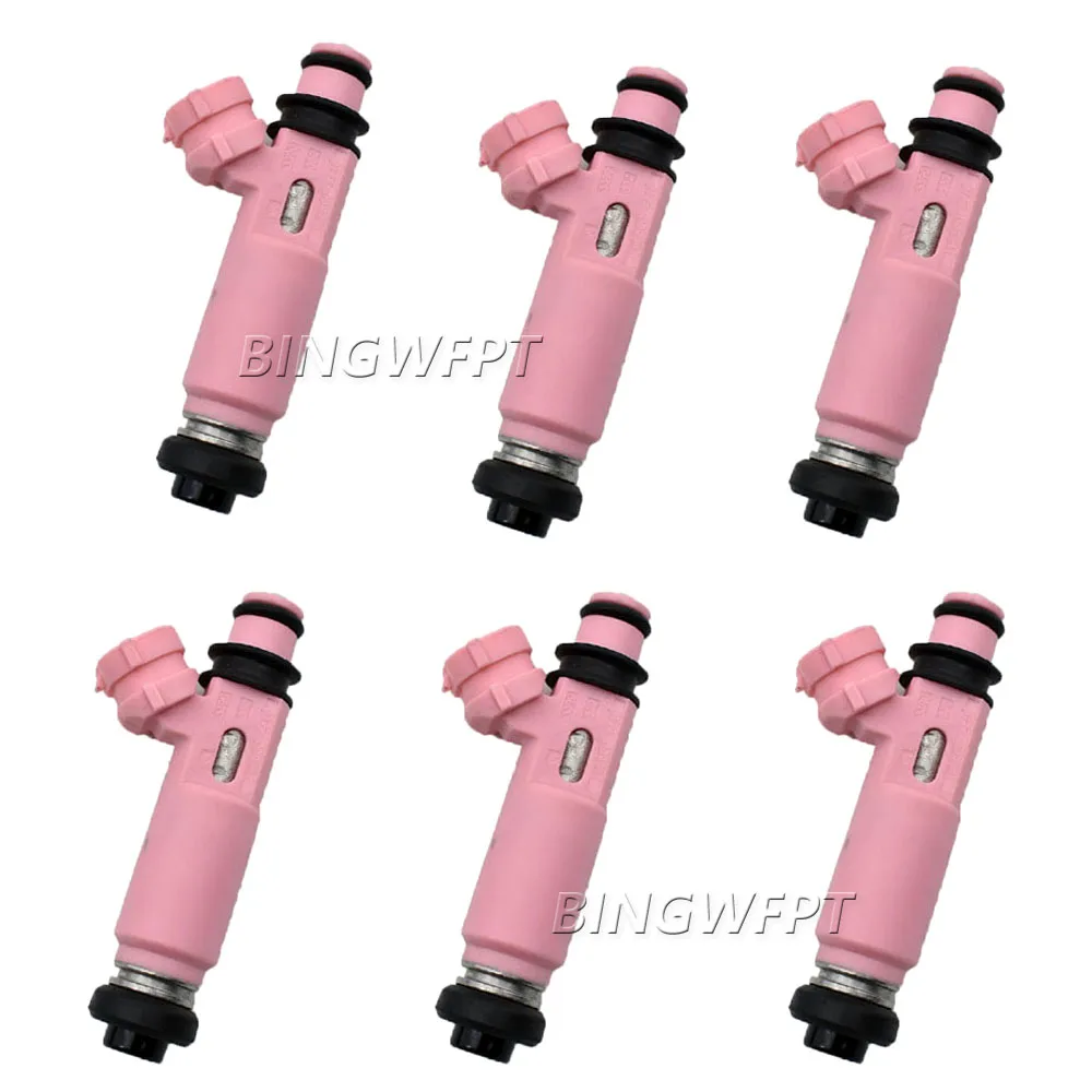 Original 6pcs/lot fuel injectors 195500-4140 MR507376 for Mitsubishi ...