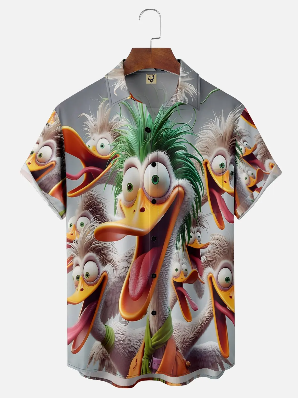 Cartoon Animal Graphic Men's Funny Shirt 3D Print Quick Dry Short ...