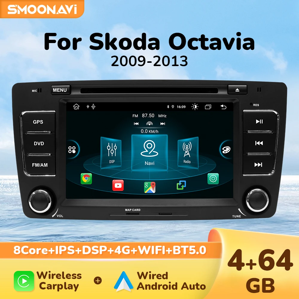 Wifi-GPS-AI-Voice-Android-12-Wireless-Carplay-4GB-64GB-Car-DVD-Player ...