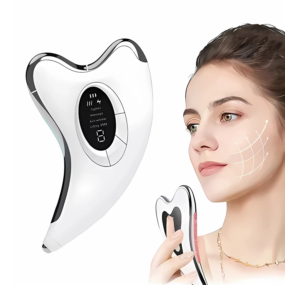 Electric-EMS-Face-Massager-Guasha-Scraper-Board-Wrinkle-Face-Lift ...