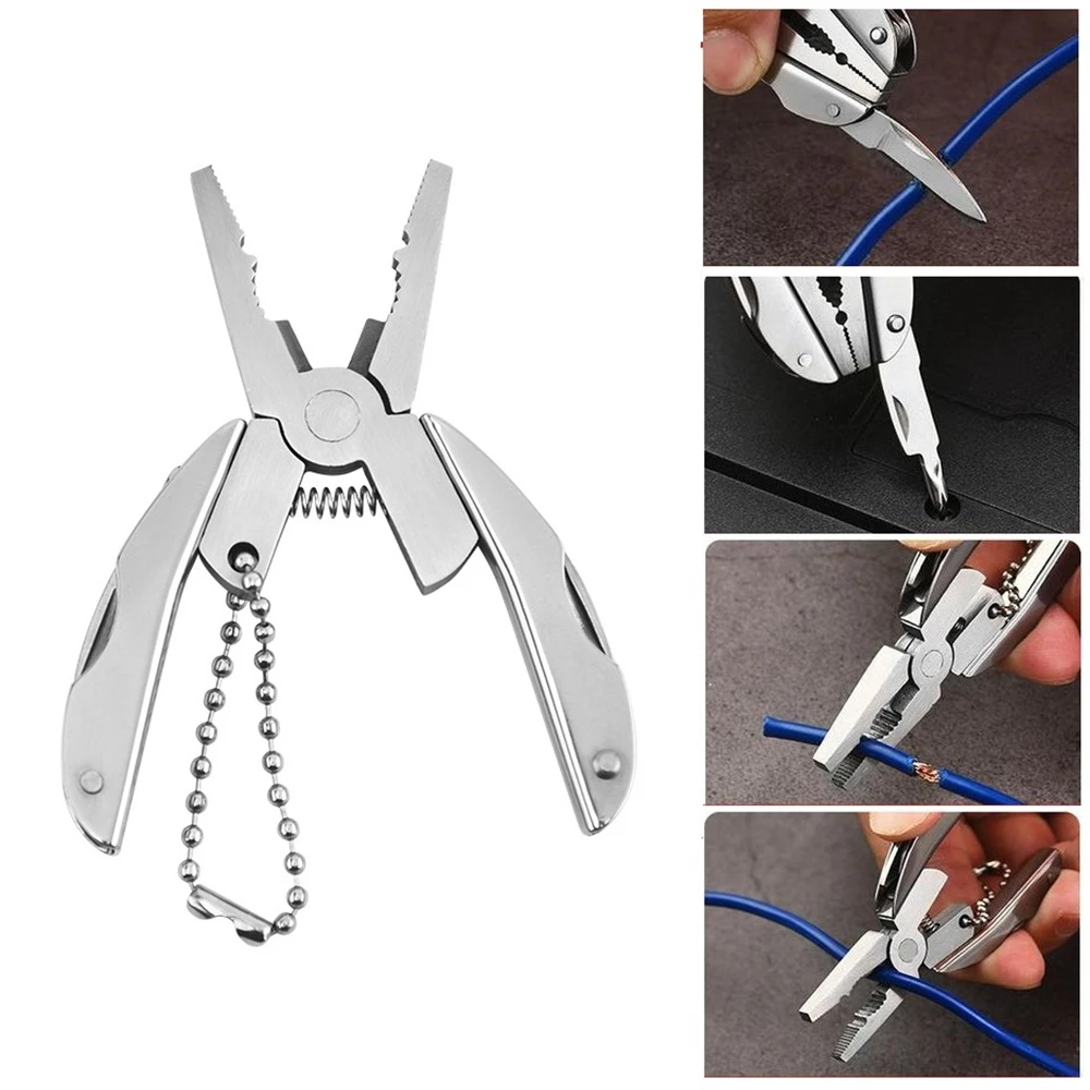 Stainless-Steel-Outdoor-Portable-Multitool-Pliers-Knife-Keychain ...