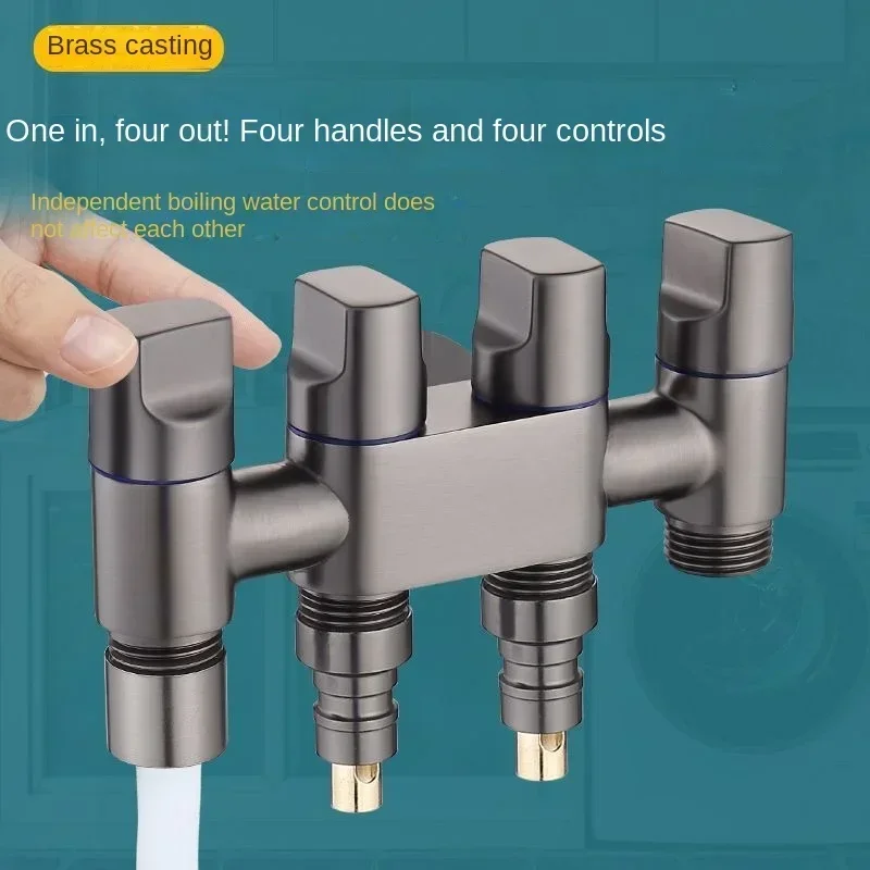 Multi-Functional-Valve-Switch-with-4-Outlets-for-Washing-Machine-and ...