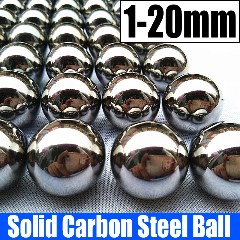 1-200PCS-Solid-Carbon-Steel-Ball-High-Precision-Smooth-Round-Beads ...