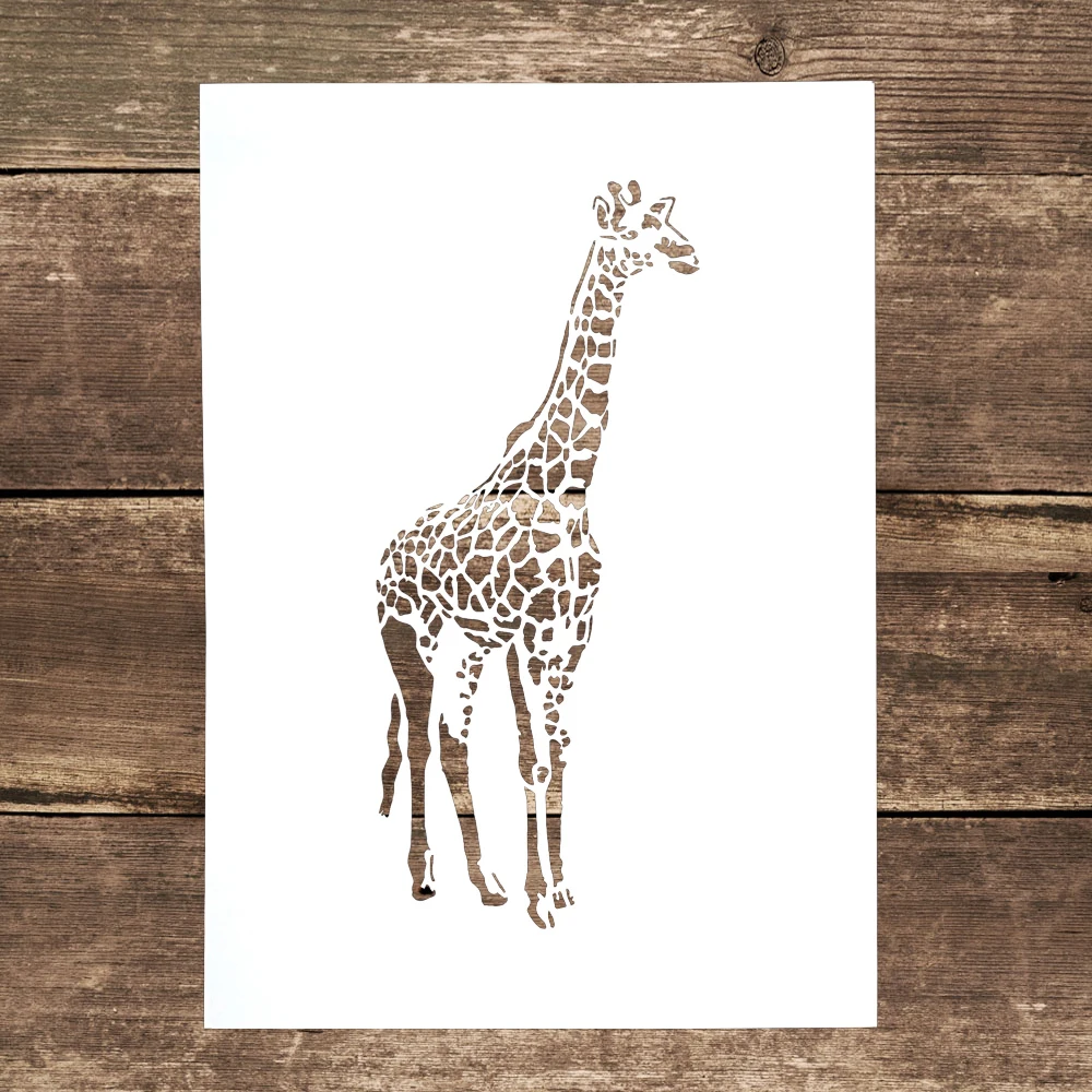 Giraffe Stencil For Wall
