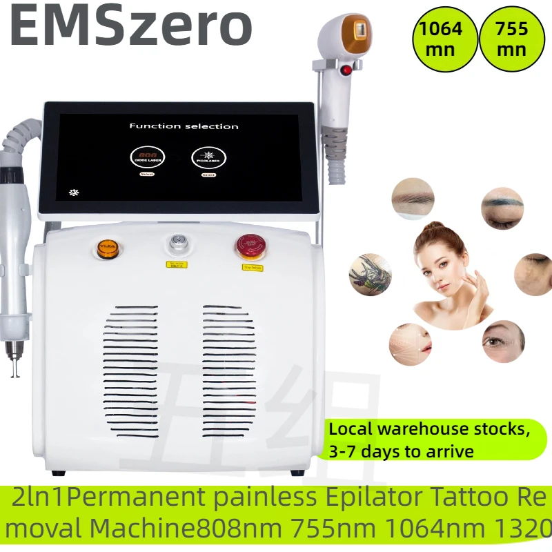 2-in1-Diode-and-Picosecond-808NM-Hair-Removal-Machine-With-3-Wavelength ...