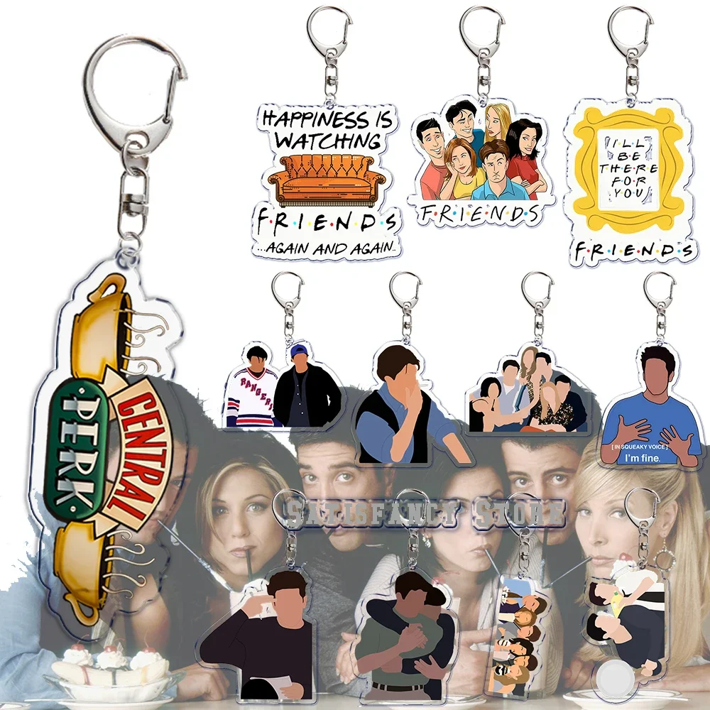 Classics-TV-Friends-Keychain-KeyRing-Key-Chains-Chaveiro-Cute-Cartoon ...