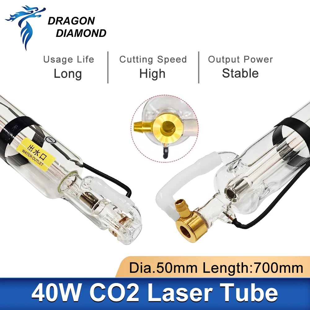 Co2 Laser Tube 40w 50w 60w 80w 100w | High Power Co2 Laser Tube - High ...