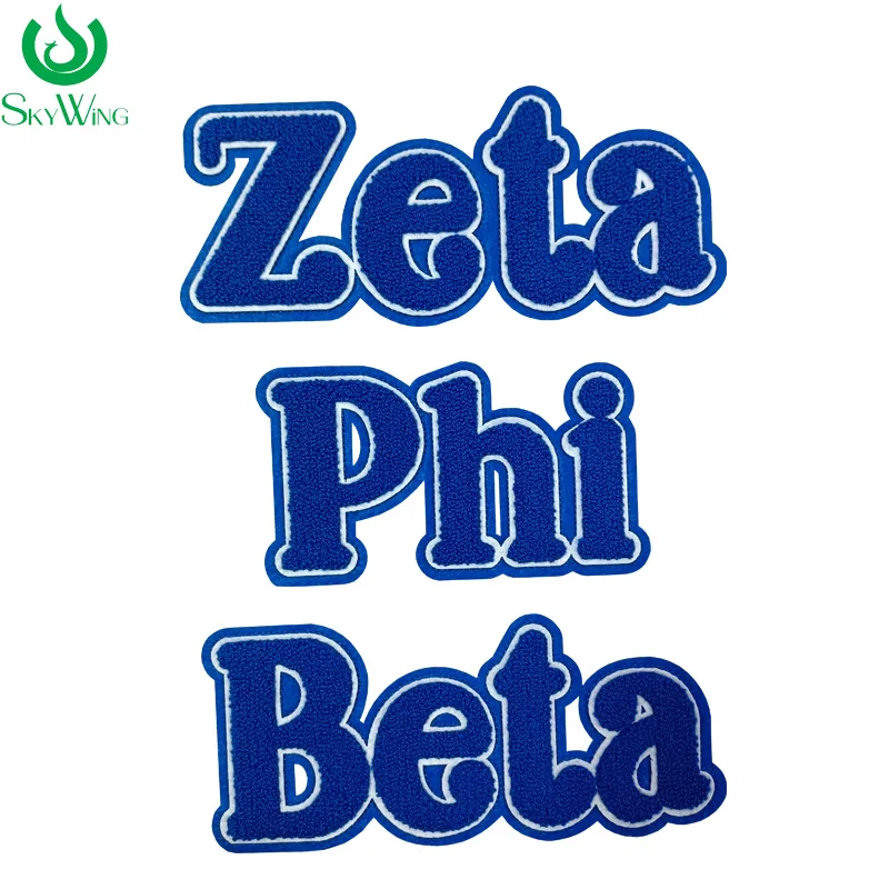 Custom-Embroidered-Blue-Zeta-Phi-Beta-1920-Chenille-Greek-Letter-ZPB ...