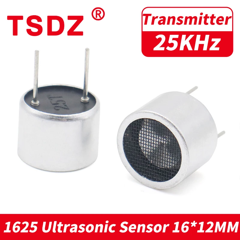 5pcs-1625-Ultrasonic-Sensor-25KHz-25T-Transducer-Open-Type-16-12MM-Car ...