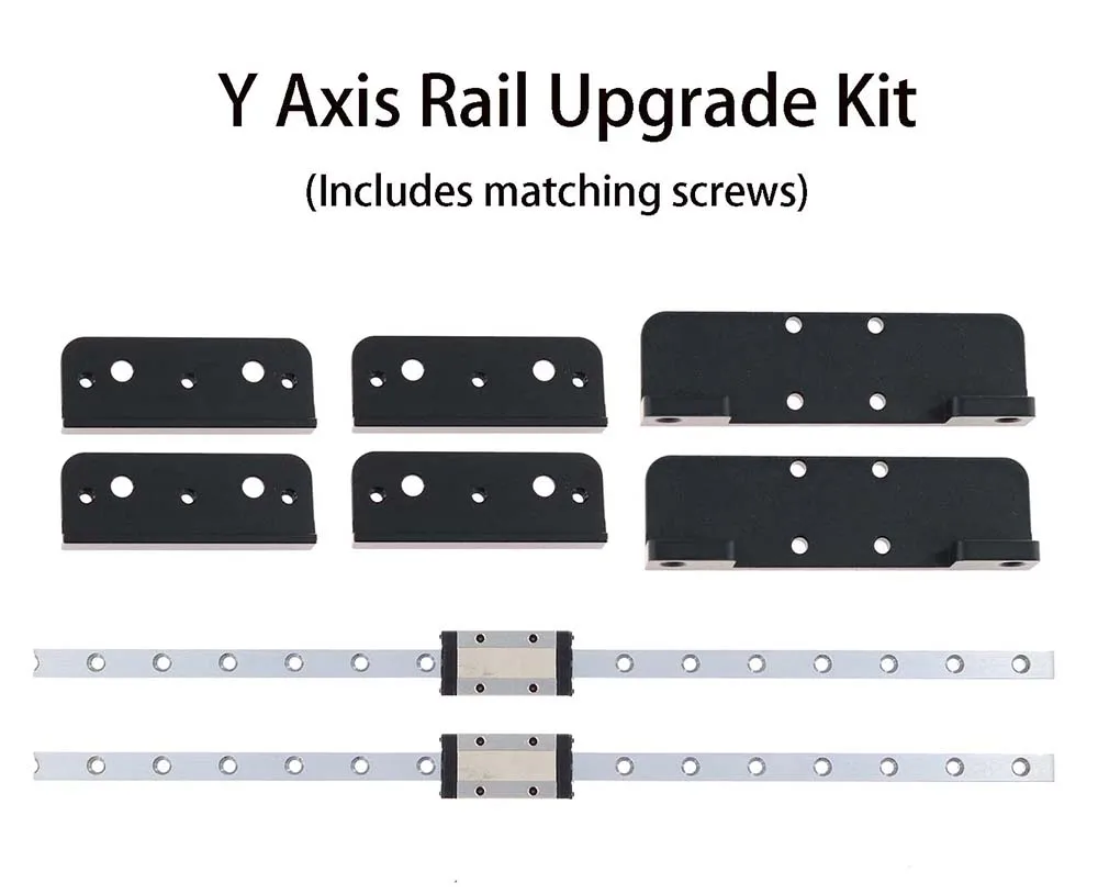 Blurolls ELEGOO Neptune/3/Pro/4 Plus MAX 3D Printer X/Y Axis Rail Upgrade Kit Guideway Rail ...