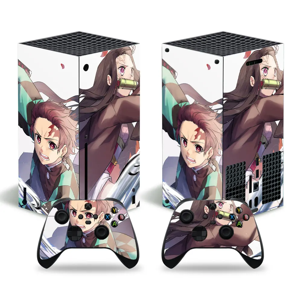 Demon Slayer Style Skin Sticker Decal Cover For Xbox Series X Console ...