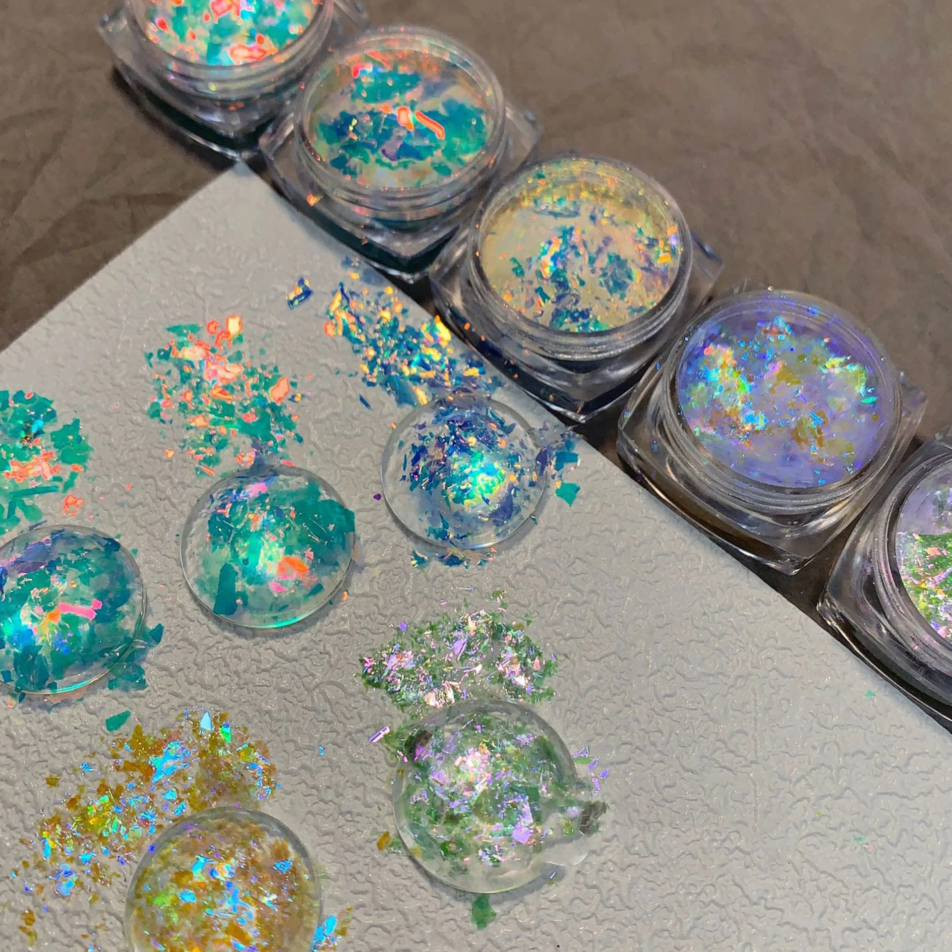 Ultra-Thin-Iridescent-Chameleon-Nail-Flakes-Holographic-Opal-Fire-Nail-Glitter-Sequins-Net-0-2g ...