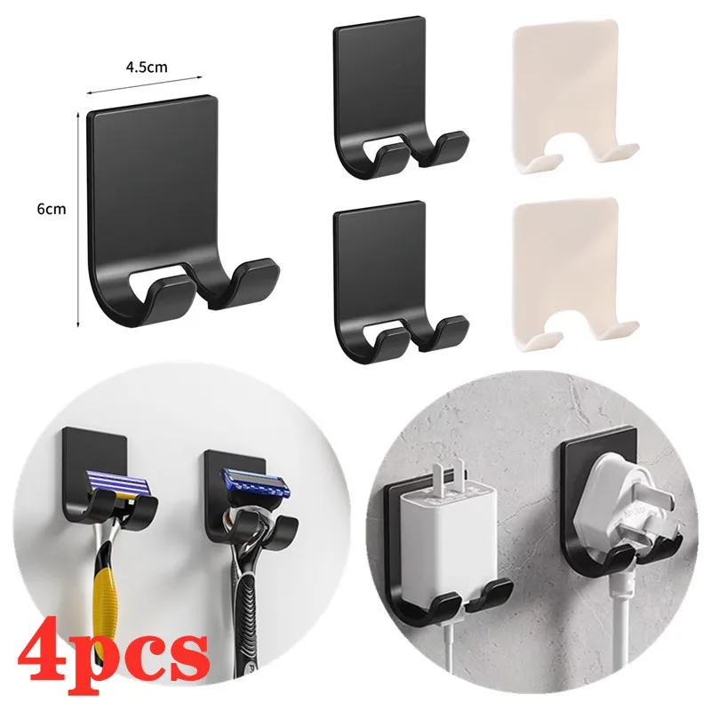 Punch-free-Razor-Holder-Men-Shaving-Shaver-Storage-Shelf-Hook-Self ...