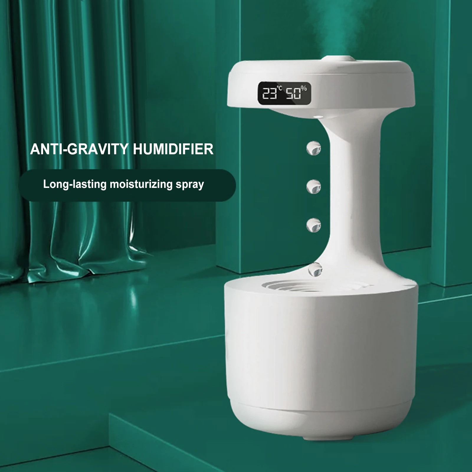 Air-Humidifier-Anti-Gravity-Water-Drop-Humidifier-Ultrasonic-Quiet-Cool ...