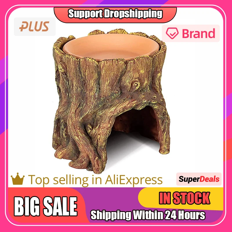 Reptile-Hide-Cave-for-Reptile-Umidade-Mantendo-Reptile-Basin ...