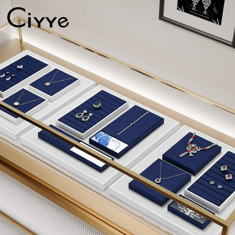 Ciyye Premium Jewelry Display Props Set Microfiber Earrings Jewelry ...