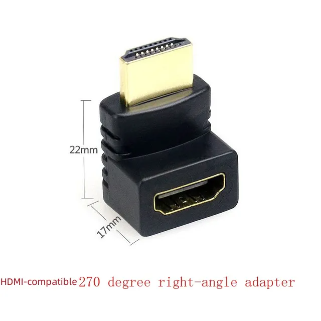 HDMI-compatible 90 degree right-angle adapter HDMI-compatible 270 ...