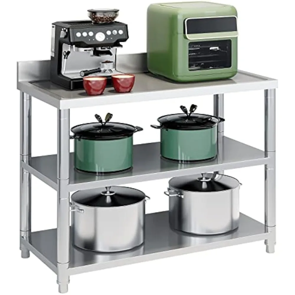 Heavy-Duty-Free-Standing-Stainless-Steel-Commercial-Restaurant-Kitchen ...