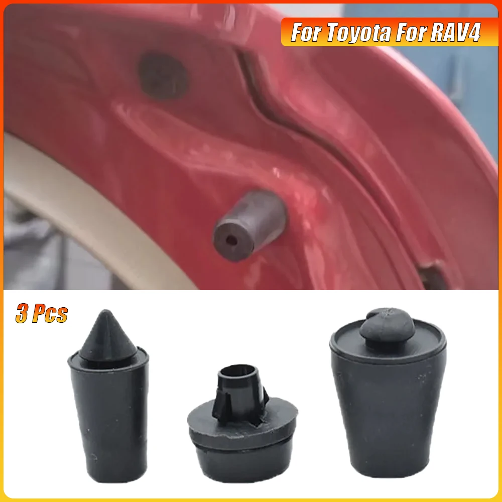For Toyota for RAV4 3Pcs Rear Damping Stopper Block Tailgate Rubber ...