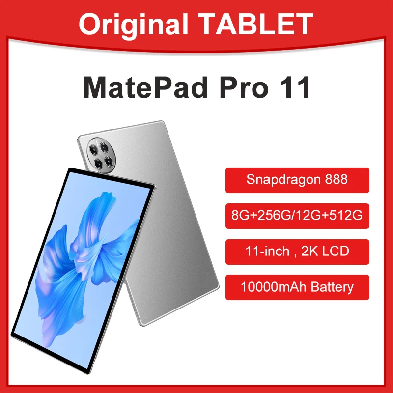 Novo Tablet MatePad Pro 11 Snapdragon 888 Tablete Android 13 ...