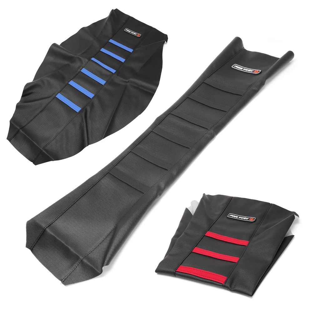 Rubber-Gripper-Soft-Motorcycle-Dirt-Bike-Seat-Cover-Rib-Skin-Anti-Slip ...