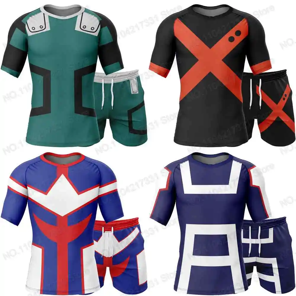 My-Hero-Academia-Anime-Rash-Guards-Surfing-Jersey-Beach-Shirts-Swimwear ...