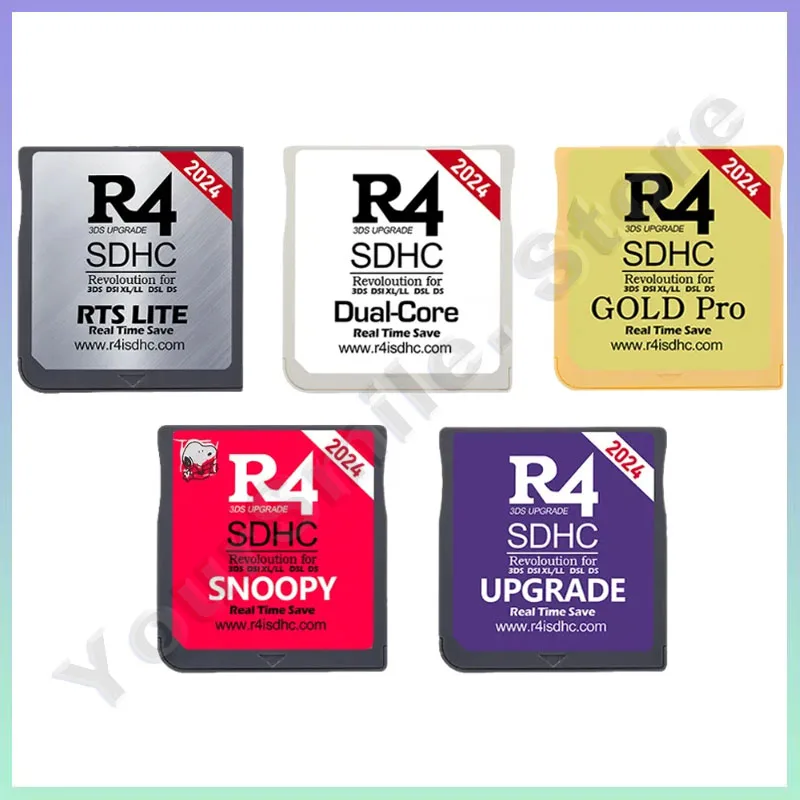 NDS-Game-Collection-Card-Adaptador-R4-64G-32G-Cart-o-TF-Roxo-Prata-Ouro ...