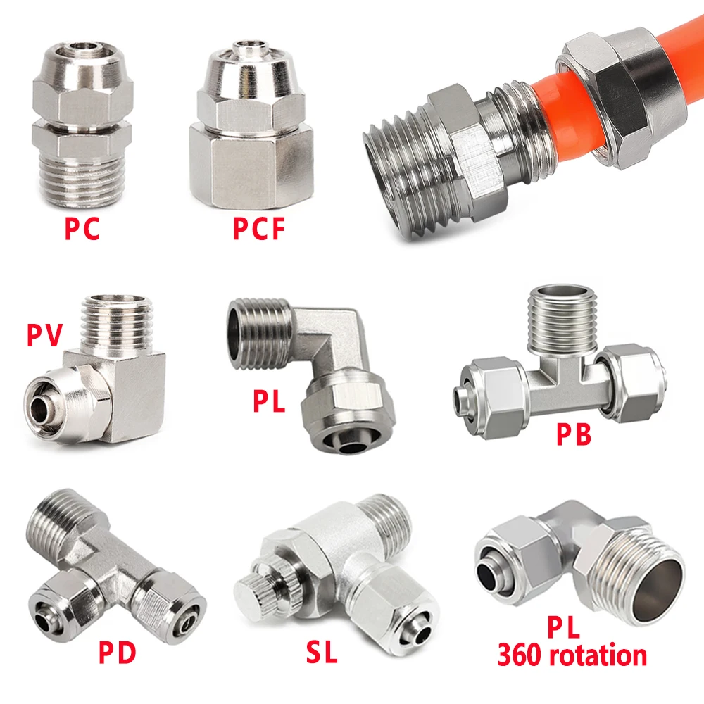 Water-Pipe-Pneumatic-Quick-Tightening-Joint-Hose-4-6-8-10-12mm-Brass ...