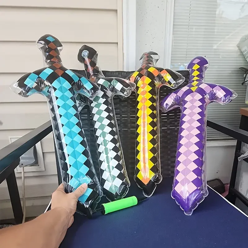 4/5/6 Large Unique Inflatable Sword Decorations, Suitable for Pool and ...