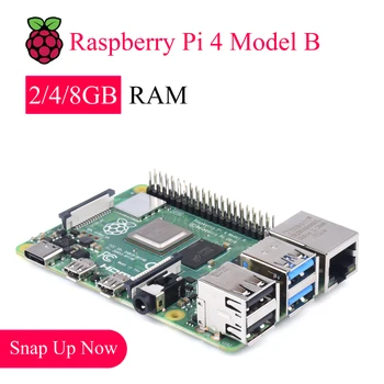 Original Raspberry Pi 5 4B 3B+ 3B Development Board RAM 1G 2G 4G 8G Broadcom 4 Core CPU For DIY ...