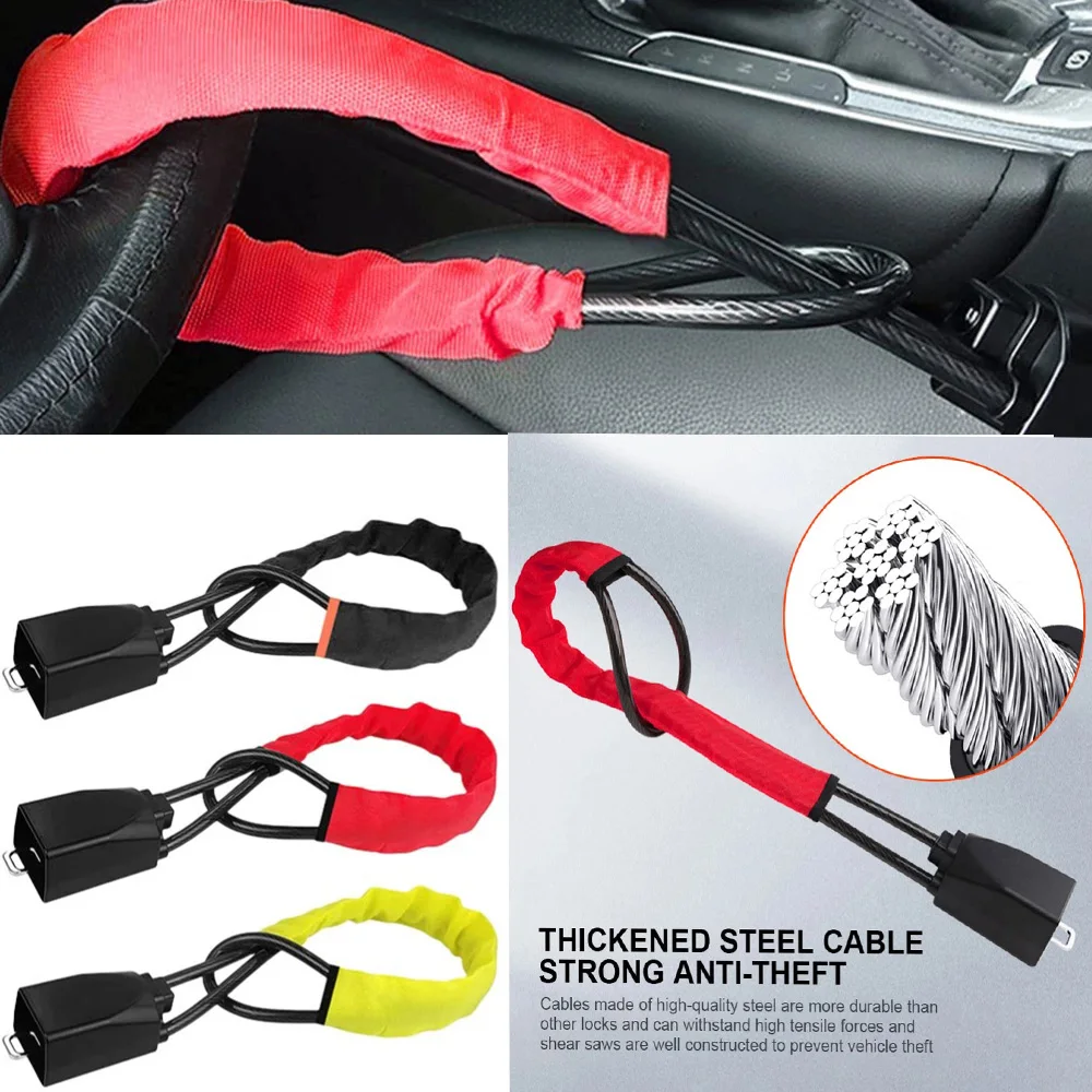 Universal-Car-Auto-Lock-Anti-Theft-Security-lockstitch-Steel-Cable ...