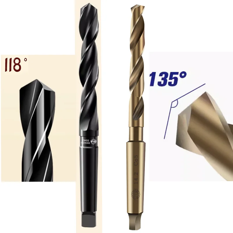 1PCS-6MM-36mm-HSS-and-M35-HSS-Co-Morse-Taper-Shank-Twist-Drill-Bit-High ...