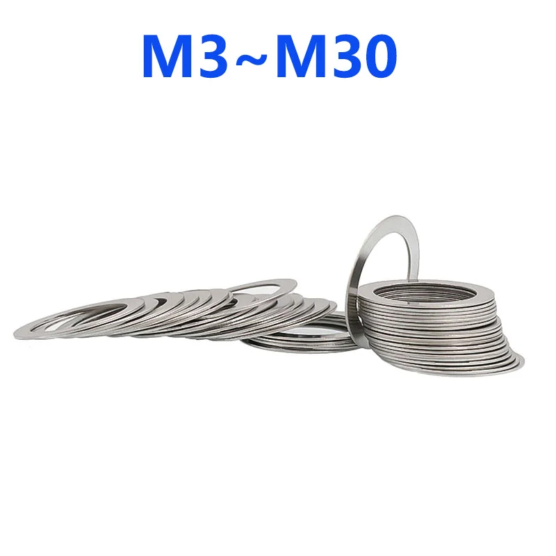Flat Washer 304 Stainless Steel Flat Washer Ultra Thin Gasket Precision