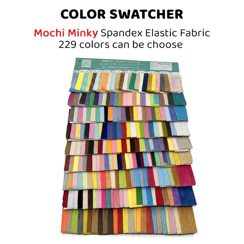 Mochi-Minky-Fabric-Color-Swatches-1mm-Pile-Length-Spandex-Stretch-Plush ...