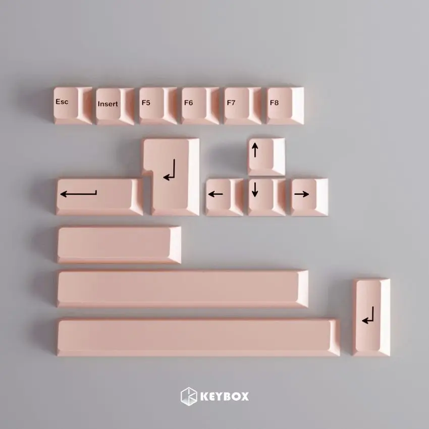 GeekArk-BOW-BPT-Plain-White-Accents-Colorful-Keycaps-Sublimation-Cherry ...