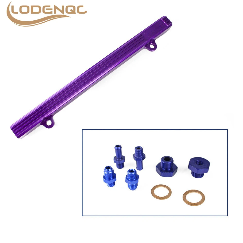 Aluminum Fuel Rail Purple Fuel Rail Kits Fuel Supply For Mitsubishi ...