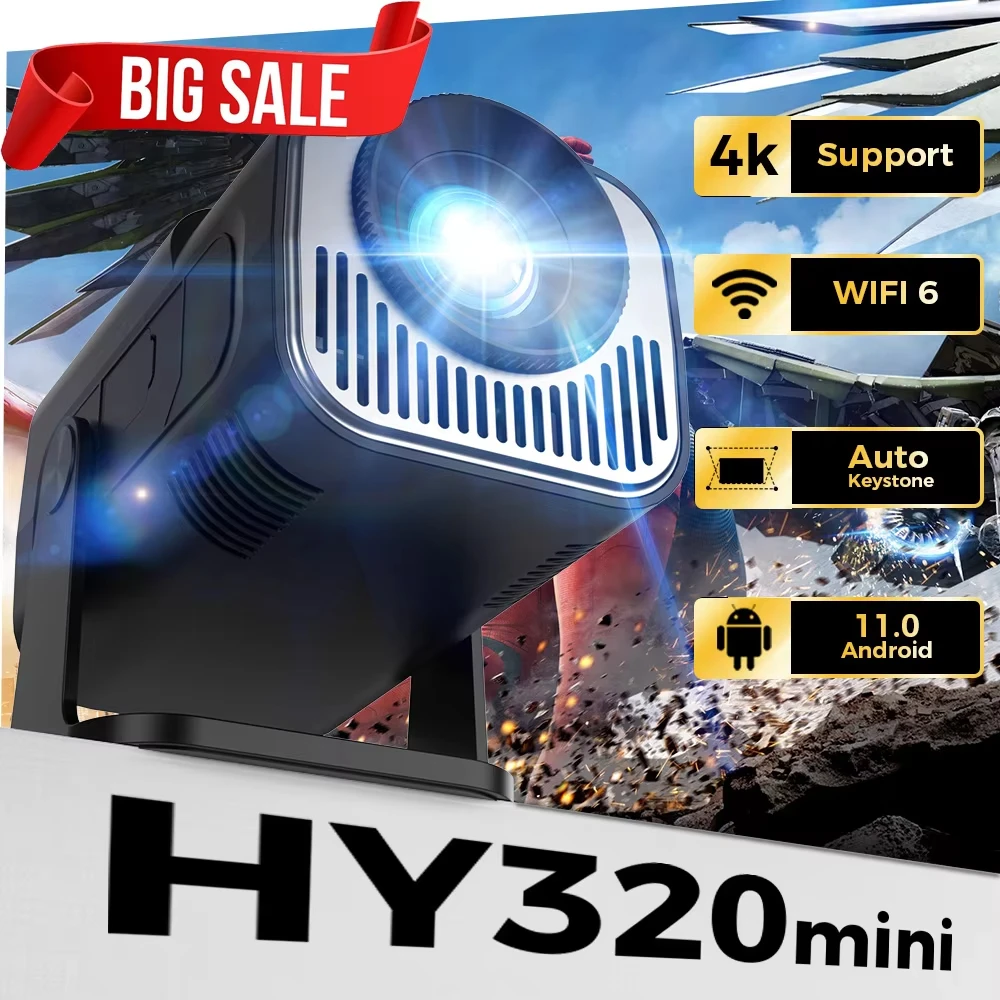 Smart Projector 4K HD Home Theater Beamer Android13.0 WiFi BT5.0 ...