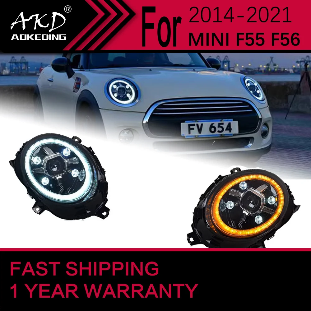Car Lights for MINI F55 F56 LED Headlight 2014-2022 F54 F57 Head Lamp ...
