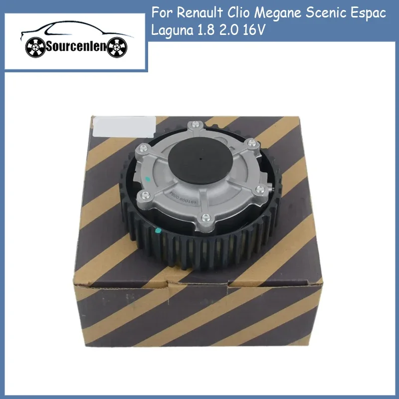 Camshaft-Dephaser-Pulley-Gear-for-Renault-Clio-Megane-Scenic-Espac ...
