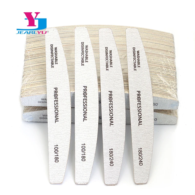 50/100 Pcs Wooden Sanding Buffer Block 100/180/240 Polishing Wood Nail ...