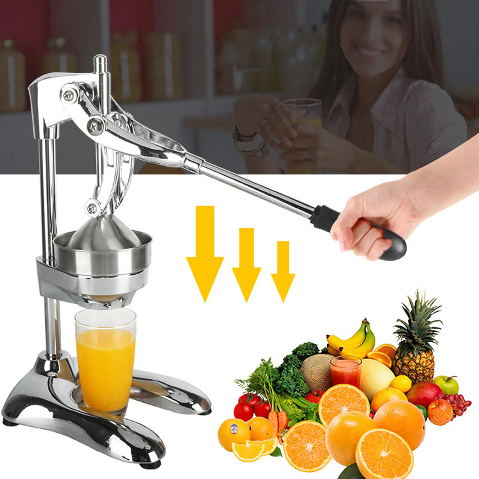 Manual Press Juicer Manual Press Juicer Stainless Steel Separate Design ...