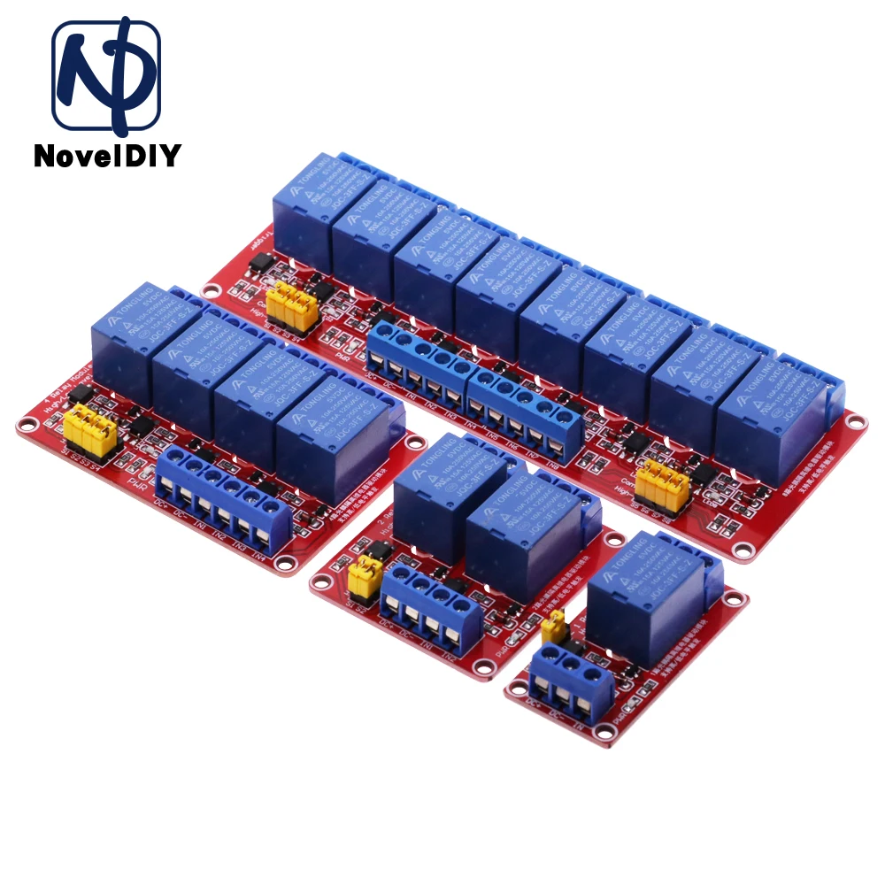 1-Way-12V-Relay-Board-Shield-With-Optocoupler-High-Low-Lever-Trigger ...