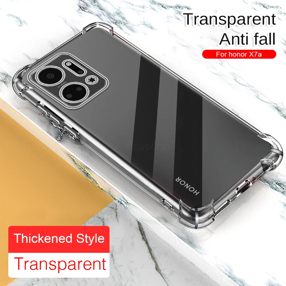 HonorX7a-4G-Case-Transparent-Airbags-Back-Cover-For-Honor-X7a-4G-TPU ...