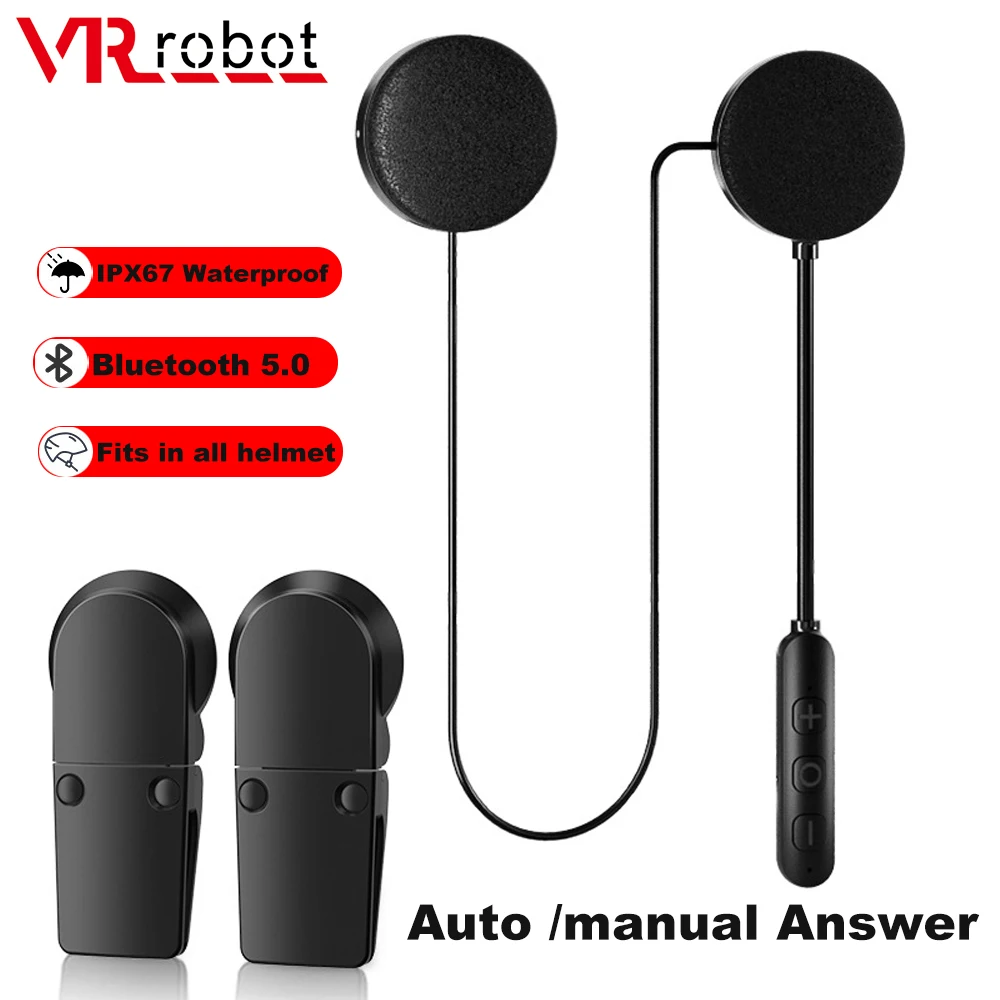VR-robot-900mAh-Long-Standby-Bluetooth-Motorcycle-Headset-BT-Helmet ...