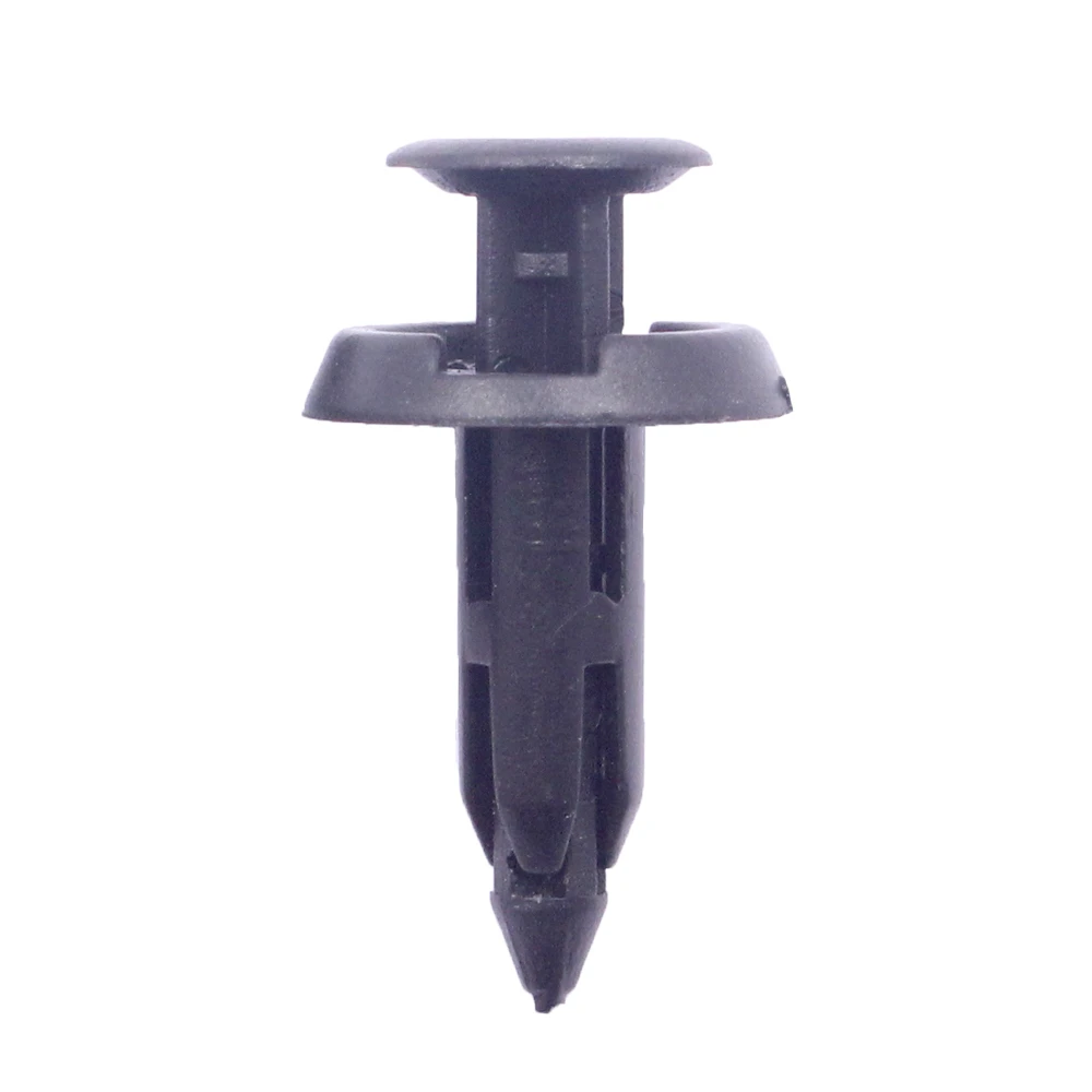 50pcs 6mm Plastic Bumper Fastener Rivet Push Expansion Retainer Car ...