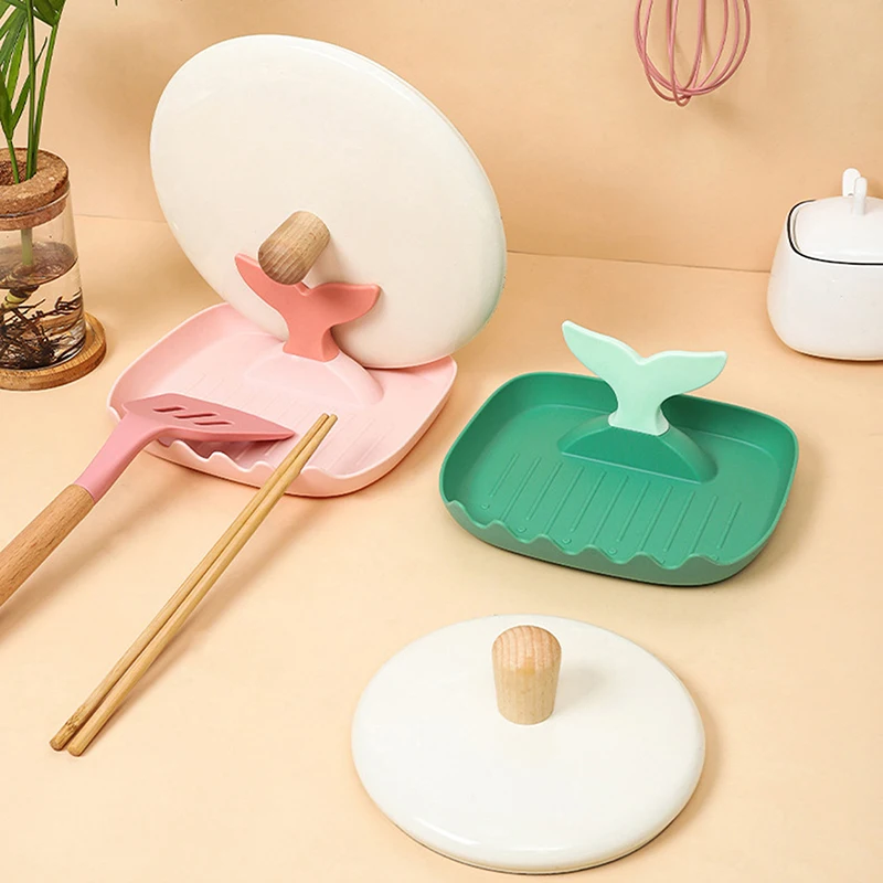 Foldable-Pot-Lid-Rack-Plastic-Spoon-Holder-Stand-Kitchen-Countertop ...