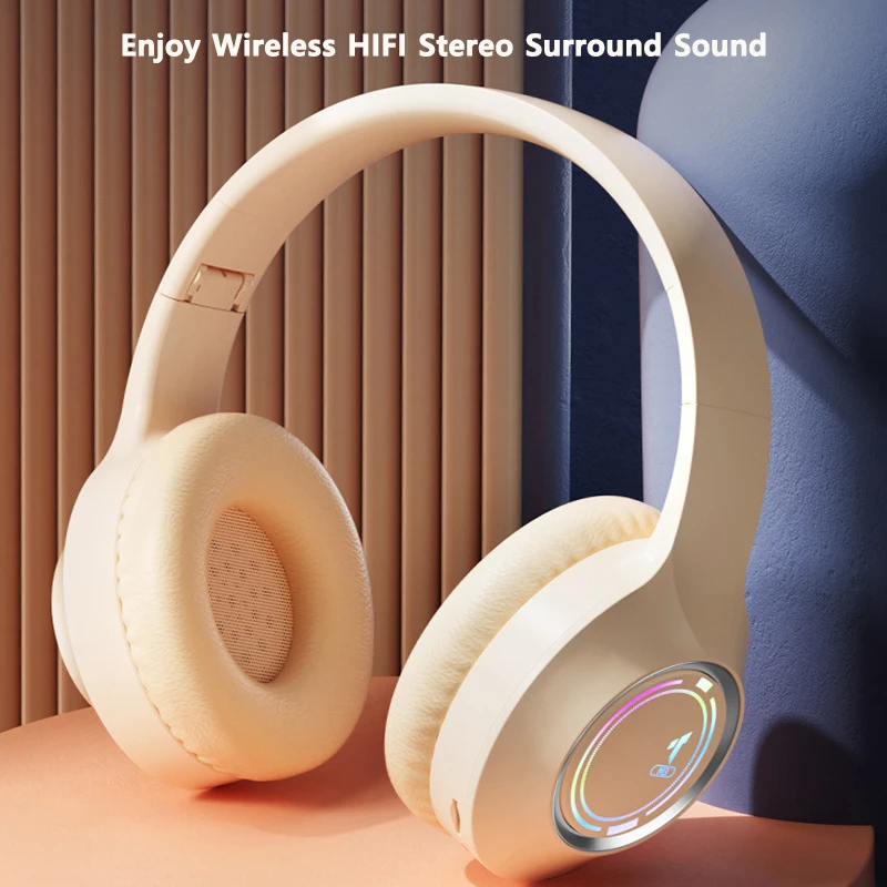 M3-Light-emitting-Bluetooth-Headset-Folding-LED-Card-Wireless-Headset ...